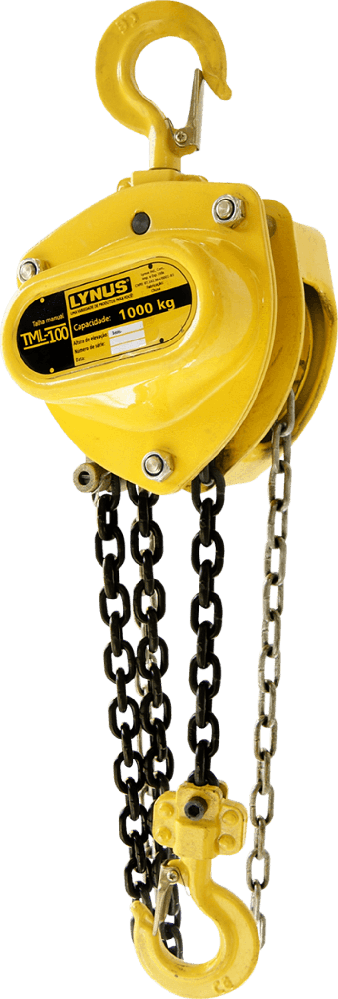 Talha Elétrica de 1 Tonelada em Mesquita - RJ - Locação de Talha